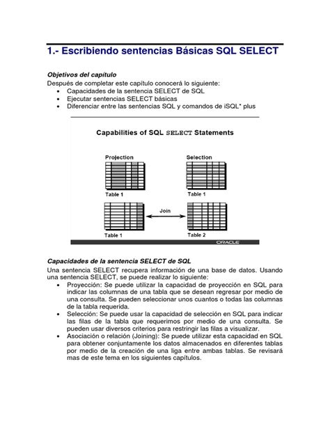 Consultas Básicas Sql Pdf Sql Ciencias De La Computación