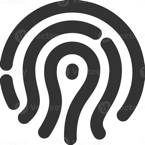 Fingerprint Line Icon 16589179 Png