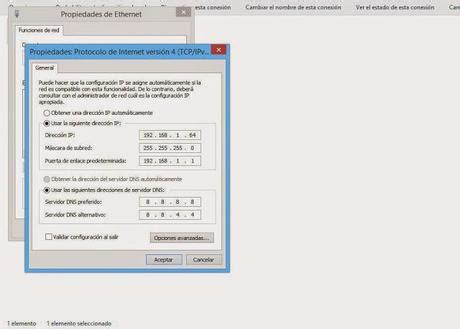 Cómo establecer una dirección IP fija en Windows 8 Paperblog
