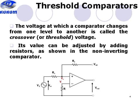 Comparators Function Compares Two Input Voltages And Produces