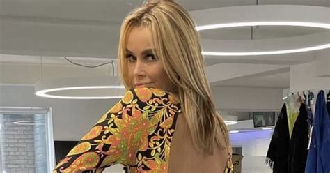 Amanda Holden Flashes Endless Legs As She Struts In Backless Thigh