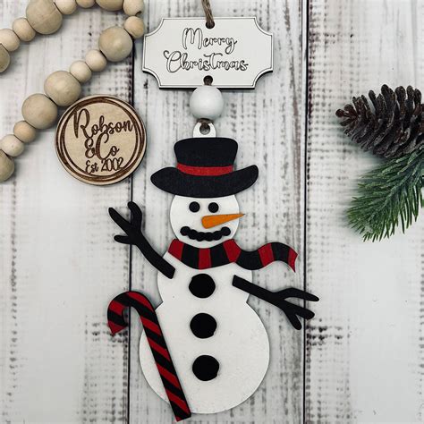 Diy Snowman Ornament Robson And Co Est 2002