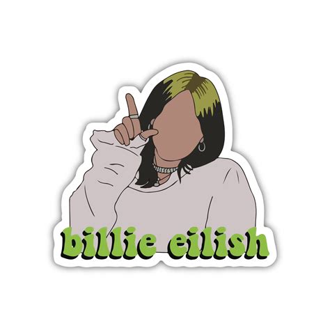Billie Eilish Sticker Stickystore