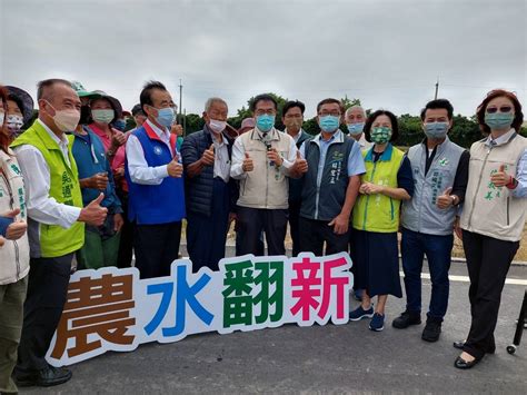 臺南農水路修繕翻新六都第一 黃偉哲再視察官田農水路改善成果