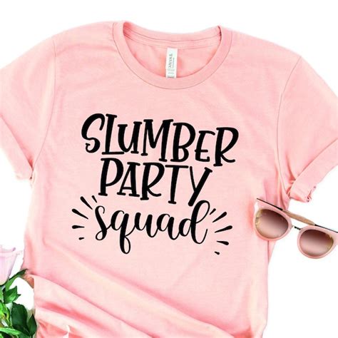 Slumber Party Squad Shirt Etsy