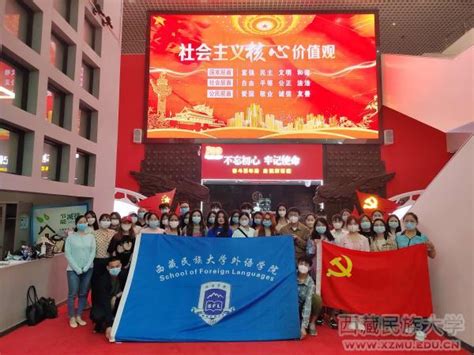 外语学院组织师生党员赴咸阳市党史党建展览馆开展党性教育活动——西藏民族大学外语学院