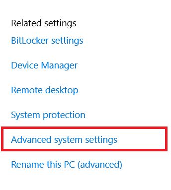 Cómo configurar variables de entorno en Windows 10