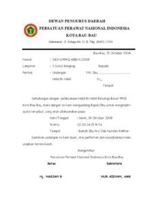 Contoh Undangan Halal Bihalal Keluarga Contoh Surat Resmi