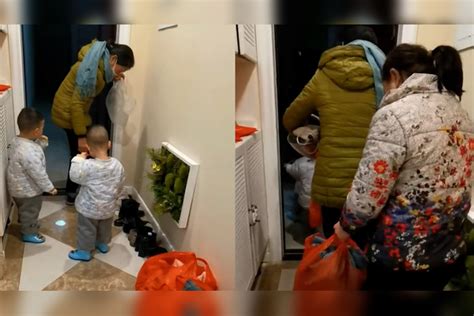 保姆奶奶要回家过年，双胞胎宝宝察觉异样，各种方式阻止奶奶离开