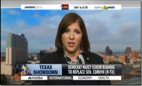 Maxey Scherr Democratic Senate Candidate Appeared On Msnbc Video