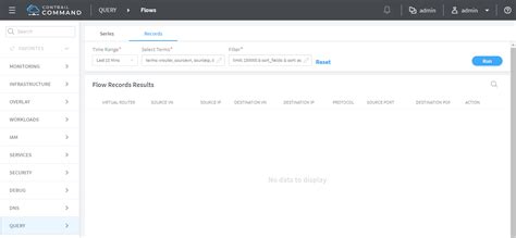 Creating A Query For Flows Contrail Networking 21 Juniper Networks