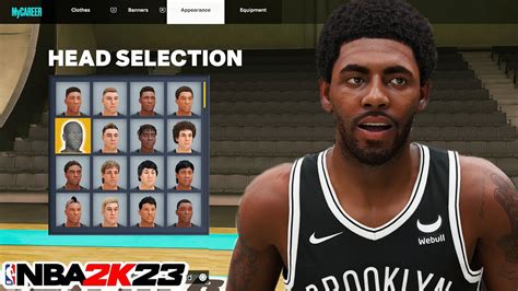 NBA 2K23 KYRIE IRVING FACE CREATION BEST FACE CREATION 2K23 YouTube
