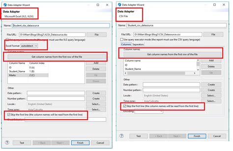 Xlsx Xls Or Csv As Datasource In Jasper Report