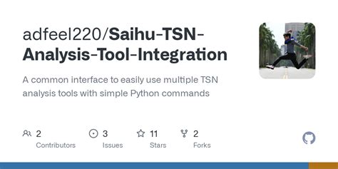 Github Adfeel220saihu Tsn Analysis Tool Integration A Common