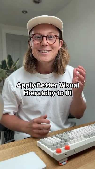 marta madej on linkedin make better hierarchy in ui 👌