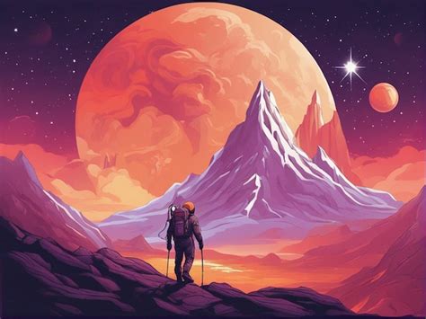 Premium Ai Image A Planet Background With Space And Astronaut T Shirt