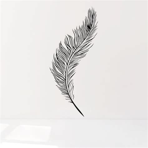 Feather Wall Decal Etsy
