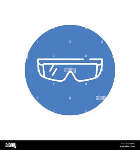 Safety Glasses Sign Stock Vector Images Alamy