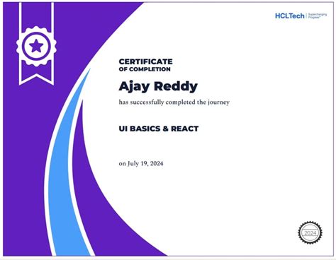 Ajay Reddy On Linkedin Hcltech Reactjs Uidevelopment