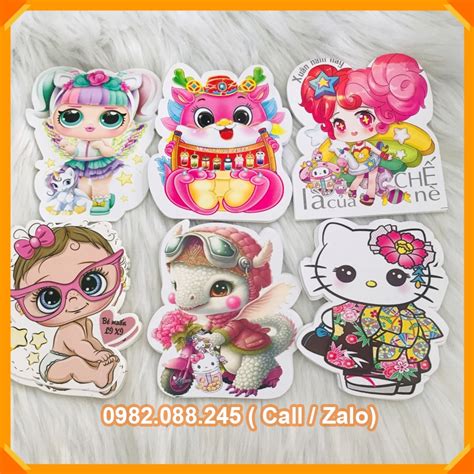 Bao Lì Xì Chibi 2024 Dễ Thương Lì Xì Tết Giáp Thìn Hoạt Hình Rồng Con