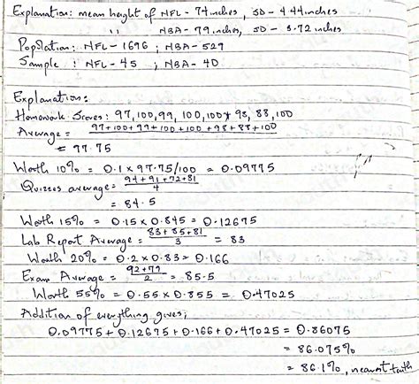 Solved Avery S Biology Class Used A Weighted Grading System Homework Was Worth 10 Quizzes