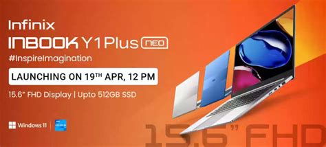 Infinix Inbook Y Plus Neo Launching In India On April
