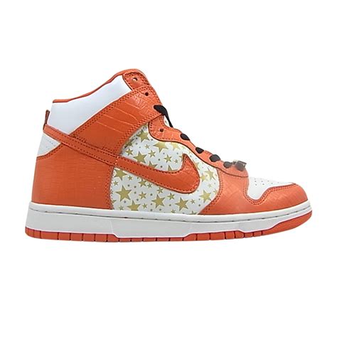 Buy Supreme X Nike Dunk High Pro Sb Orange 307385 181 Goat