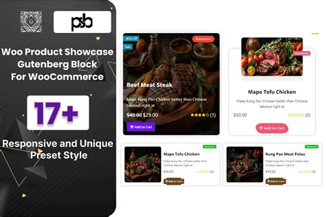 Woocommerce Product Showcase Gutenberg Block 1 0 0