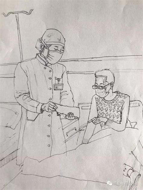 医生病人简笔画 简笔画图片大全 普车都