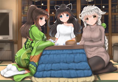 Unryuu Katsuragi And Amagi Kantai Collection Drawn By Redundant Cat