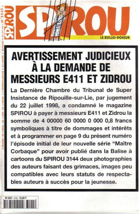 Spirou 3145 Issue