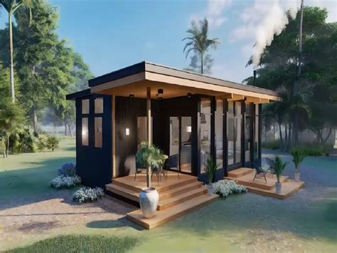 Circular Glass House Model 10m Diameter Round Design Tiny House Universe