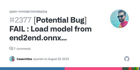Potential Bug Fail Load Model From End2endonnx Failedfatal Error