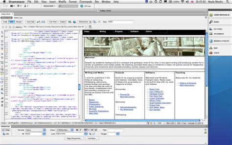 Dreamweaver CS Review MyMac Com