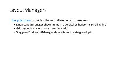 Listview Recyclerviewpptx