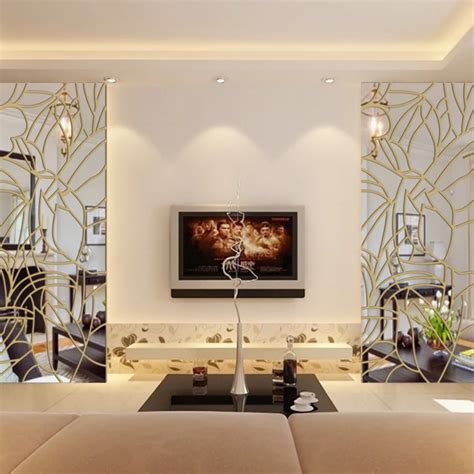 3d Diy Mirror Wall Stickerremovable Home Decorroof Ceiling Mirror