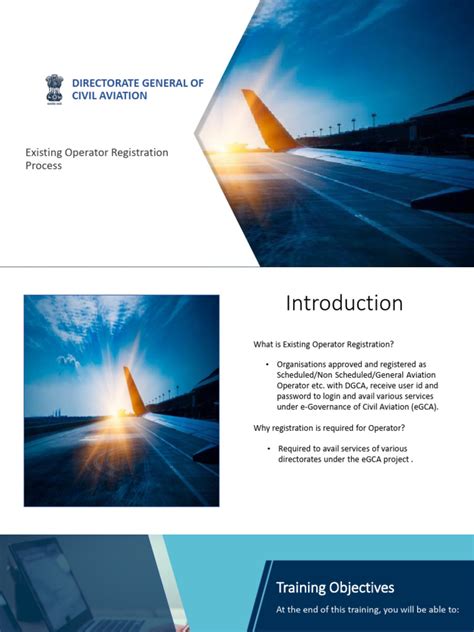 Egca User Manual Existing Operator Registration Process Pdf Login