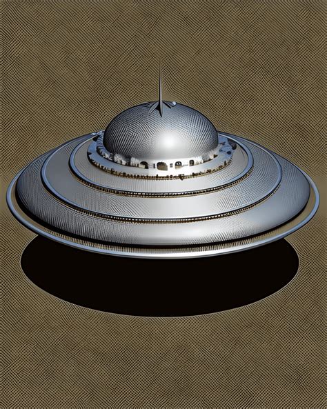 Photo Realistic Extraterrestrial Flying Saucer · Creative Fabrica