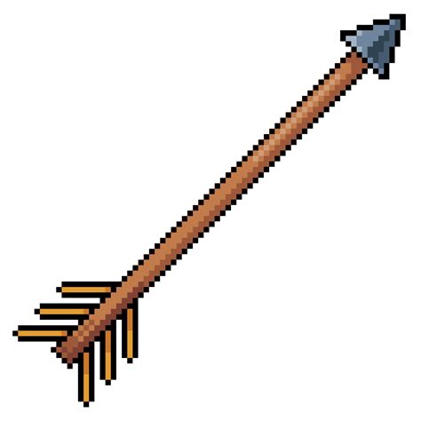 Pixel Art Arrow Vector Icon For 8bit Game On White Background 9726815