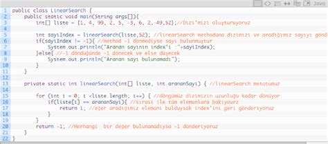 Temel Java Dersleri Dizilerde Arama Array Search Seymanblog