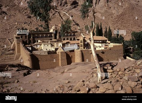 The Walled Monastery Of The 5th Century Saint Catherines Monastery