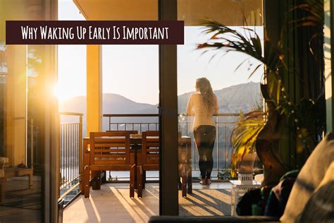 Why Waking Up Early Is Important