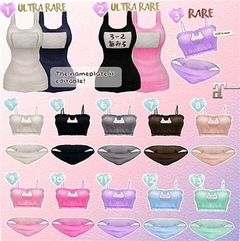 Second Life Marketplace 13mignon Kawaii Swimsuit Maitreya Exp Mint