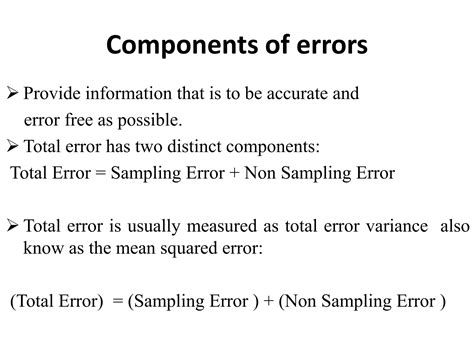 Errors In Research Design Pptx