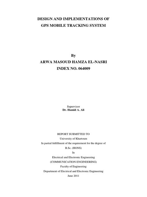 Design And Implementations Of Gps Mobile Tracking System Pdf Pdf Global Positioning System