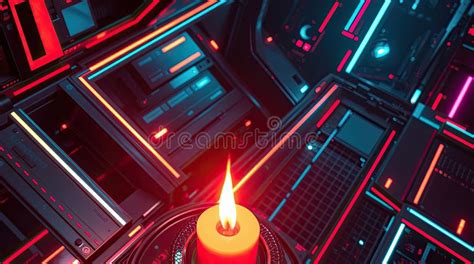Digital Glowing Colorful Tech Inspired Background With Elegant Linework And Network Style