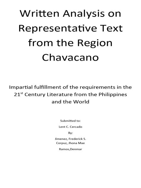 Chavacano Group March 26 Pdf