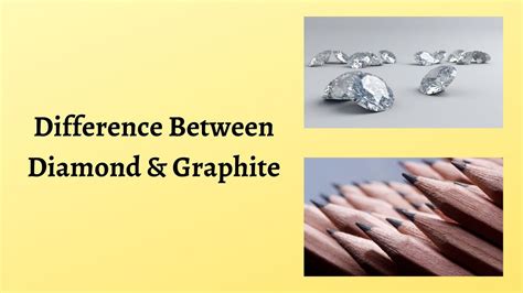 Difference Between Diamond And Graphite A Tale Of Two Carbon