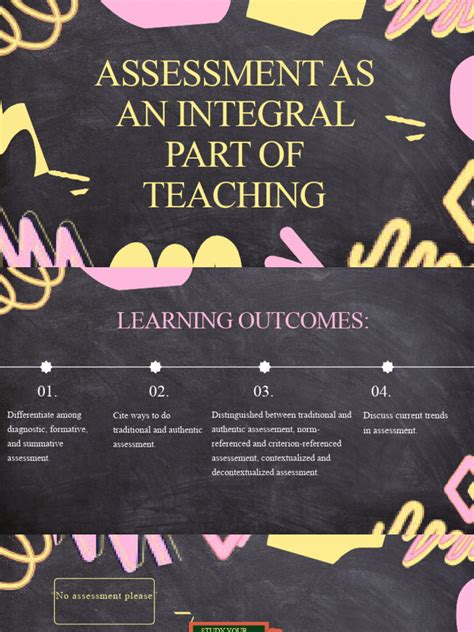 Assessment As An Integral Part Of Teaching Pdf Educational Assessment Cognition