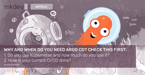 mkdev on linkedin do you need argo cd you don t know here are two